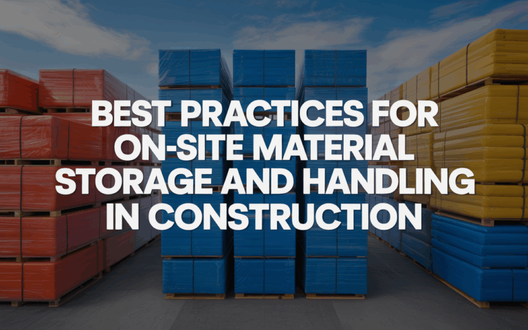 Best Practices for On-Site Material Storage and Handling in ...